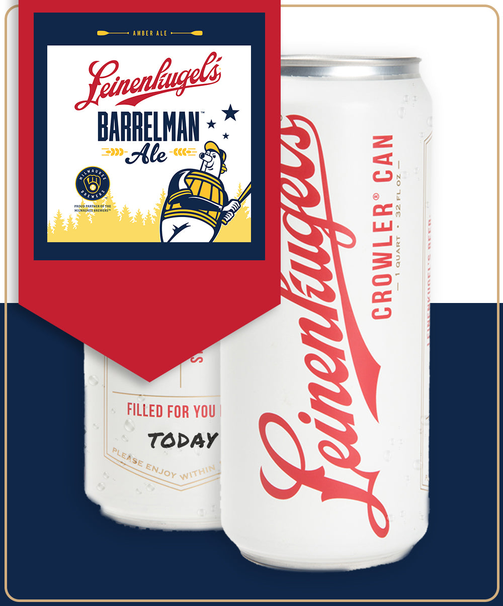 Barrelman Ale Crowler Can – Leinie Lodge