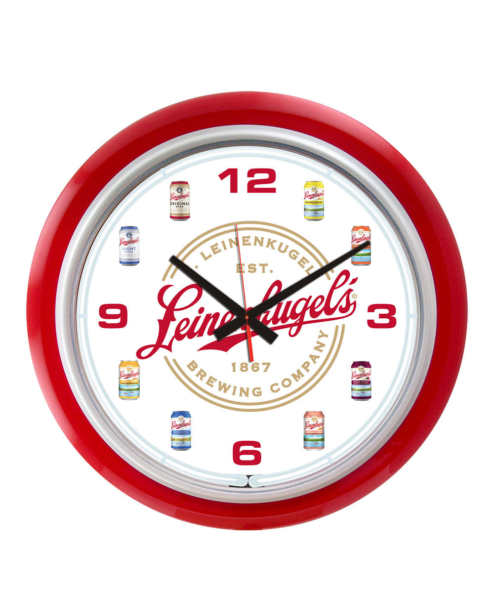 Leinie's Neon Can Clock – Leinie Lodge